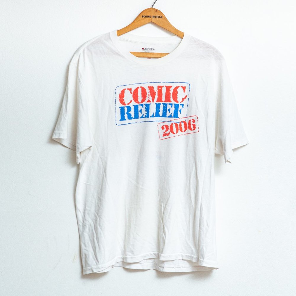 2006 Comic Relief T-Shirt- Robin Williams Size L - Gem